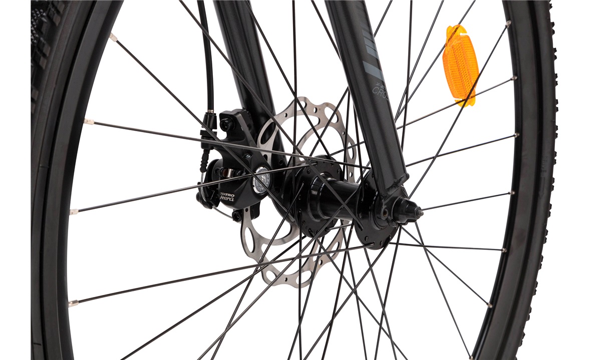 Cross cykel 28" 14 gear 57 cm matsort - Racer / Gravel - thansen.dk