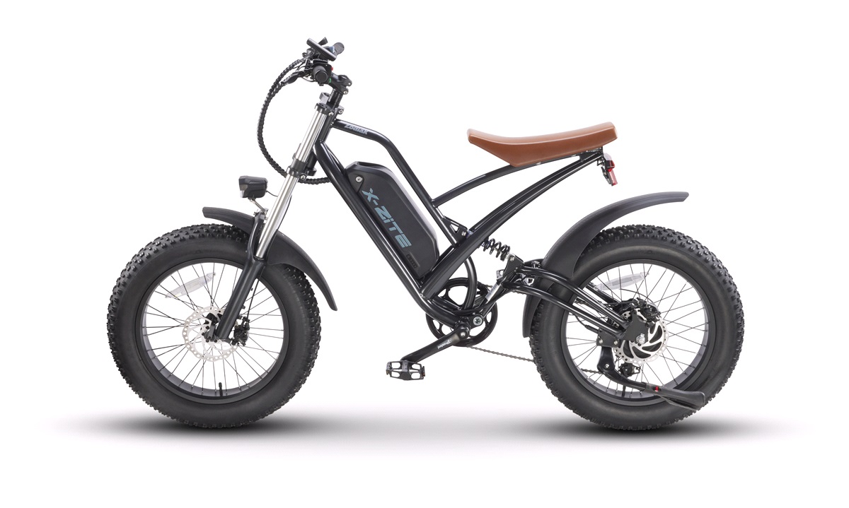 Fat bike El-Sykkel 20" 7-speed sort - Elsykler - thansen.no