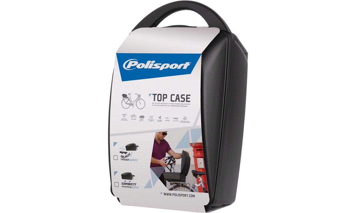 Polisport bagasjeboks 11 L. inkl. beslag - Sykkelveske - thansen.no