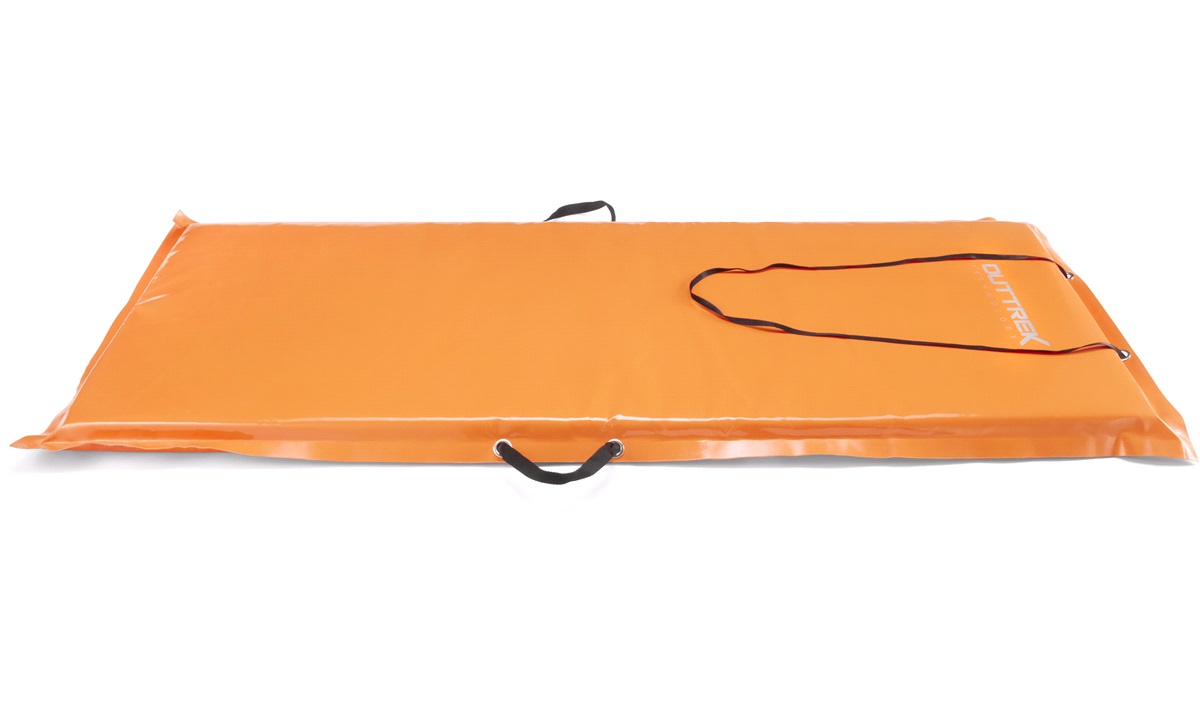 Akematte 150x60x5cm XL oransje - Akebrett, matter og kjelker - thansen.no