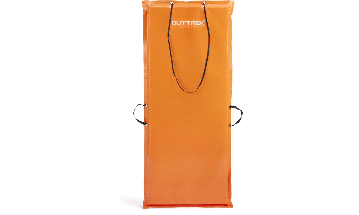 Akematte 150x60x5cm XL oransje - Akebrett, matter og kjelker - thansen.no