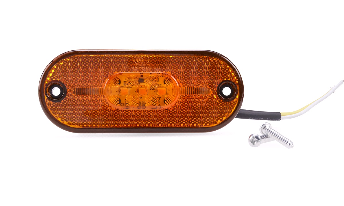 Markeringslys LED ORANSJE 12/24V - Lykter og reflekser - thansen.no