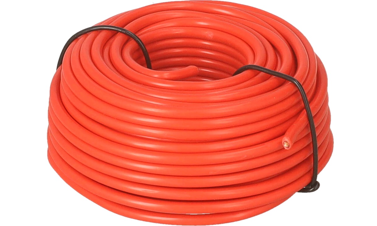 Autokabel Ø2,5 mm, 15M rød - Kabler og tilbehør - thansen.dk