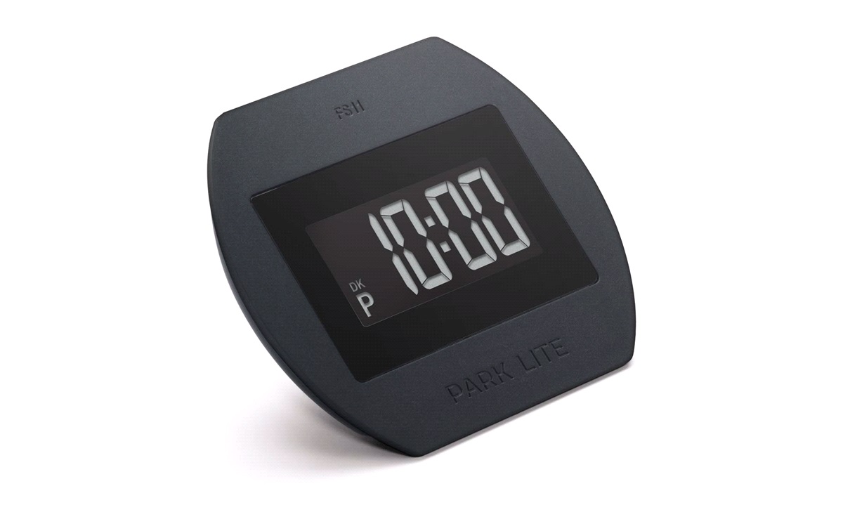 Elektronisk P-skive PARK LITE sort - Elektronisk P-skive - thansen.no