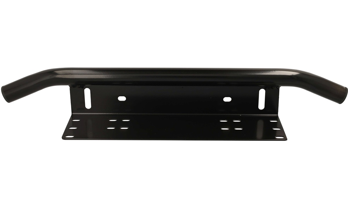 Nummerplade beslag med beskytter sort - Arbejdslys / Ekstralys - thansen.dk