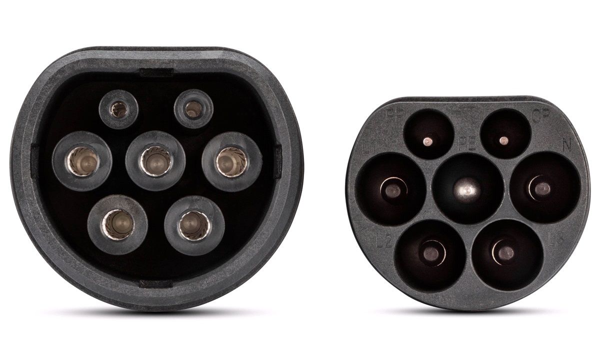 Ladekabel Type 2 22kW 32Amp 10 m - Ladekabel til bil - thansen.no