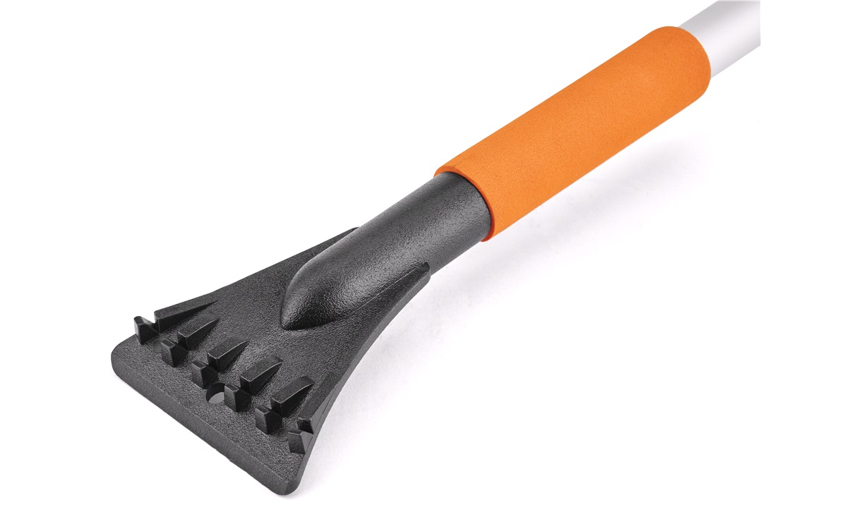 Snøkost med isskrape - teleskop 86-130cm - Isskraper - thansen.no