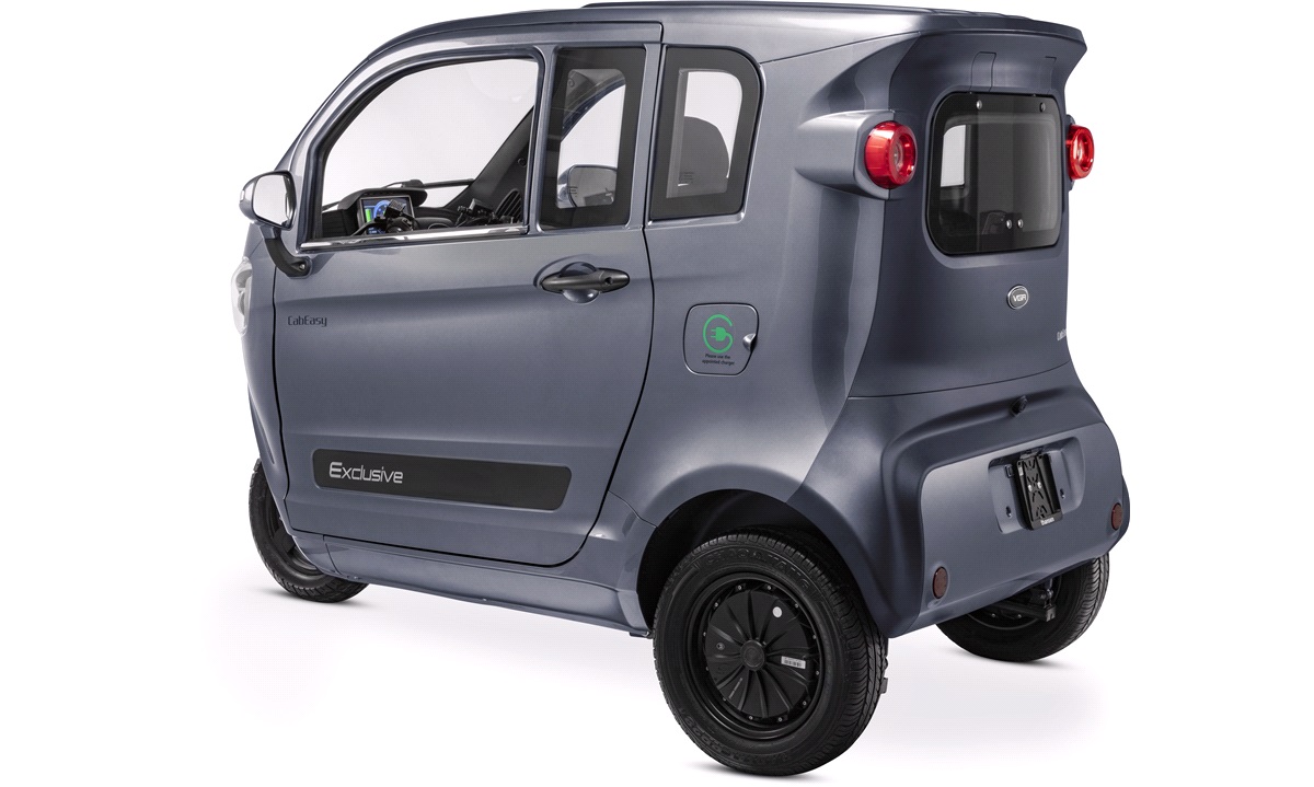VGA CabEasy 30 km/t Cool-Gray 58Ah 2022 Kabinescooter - El-køretøj, el ...