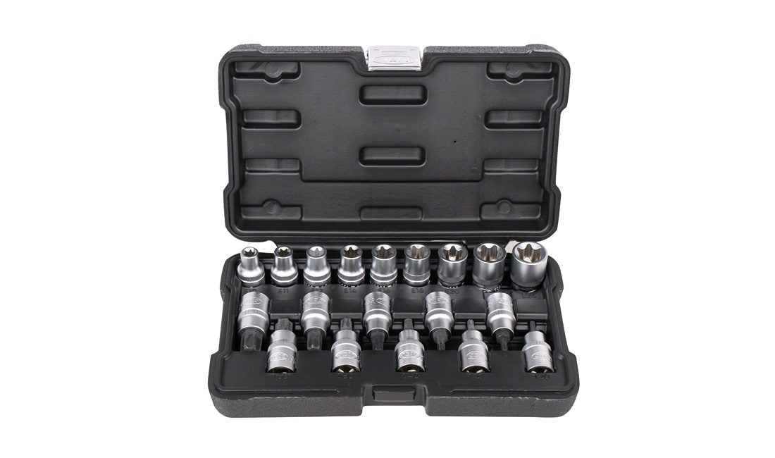 Torx toppesæt 1/2" 19 dele - JBM - Topsæt - thansen.dk