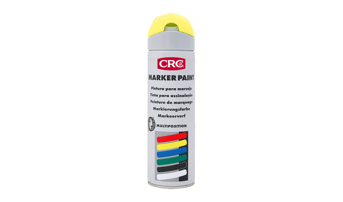 Markeringsmaling Marker paint gul - CRC - Stort utvalg av spraymaling ...