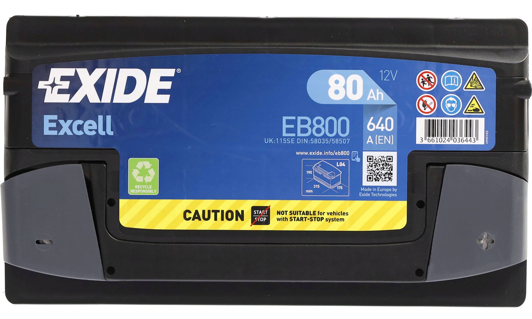 Batterier - TOYOTA COROLLA Verso (ZER_, ZZE12_, R1_) 2.2 D-4D (AUR10 ...