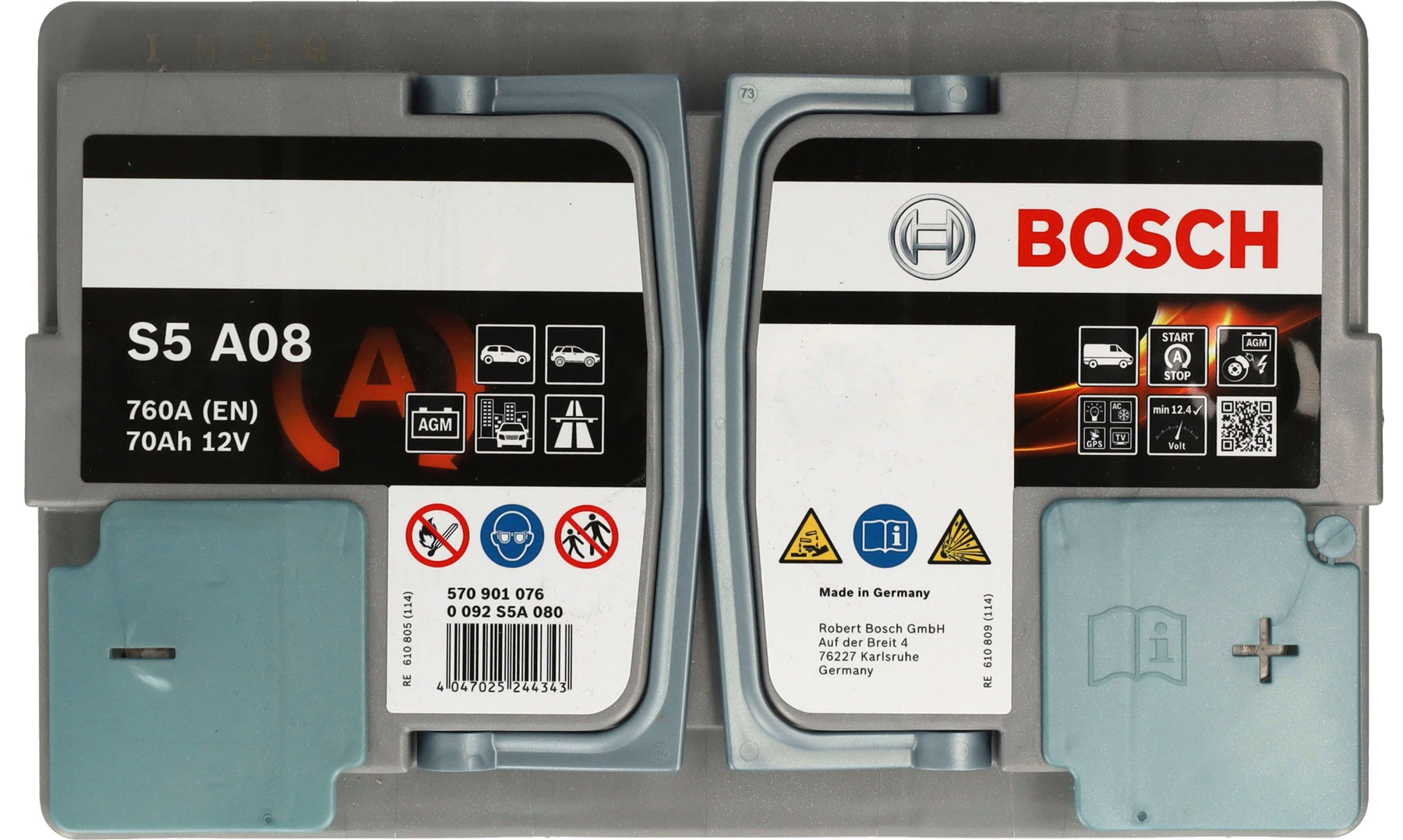 Batterier til VOLVO V70 III (135) D3 / D4 (163Hk)
