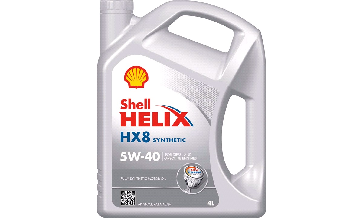 Shell Helix HX8 5W/40 (A3/B3) 4 L - Motorolie - thansen.dk