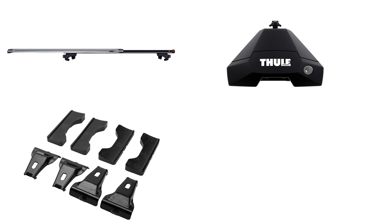 Takstativ, Thule SlideBar EVO Grå - Transportutstyr / Takstativ ...